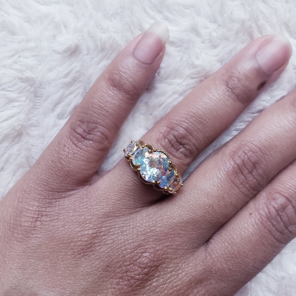 UTC | Jewelry | Utc Gold Vermeil Ring Wstones | Poshmark